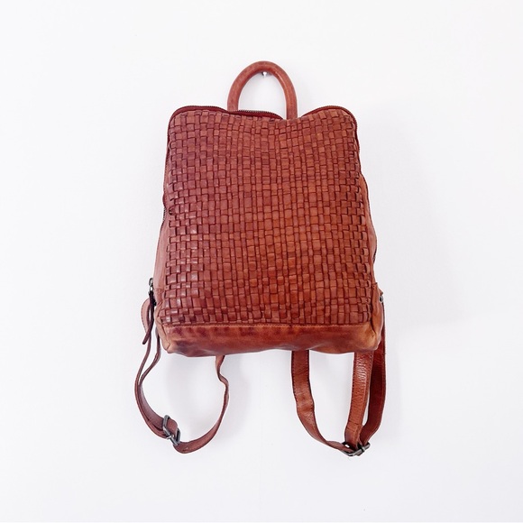 Anthropologie | Bags | Vilenca Holland Anthro Crossweaved Backpack ...